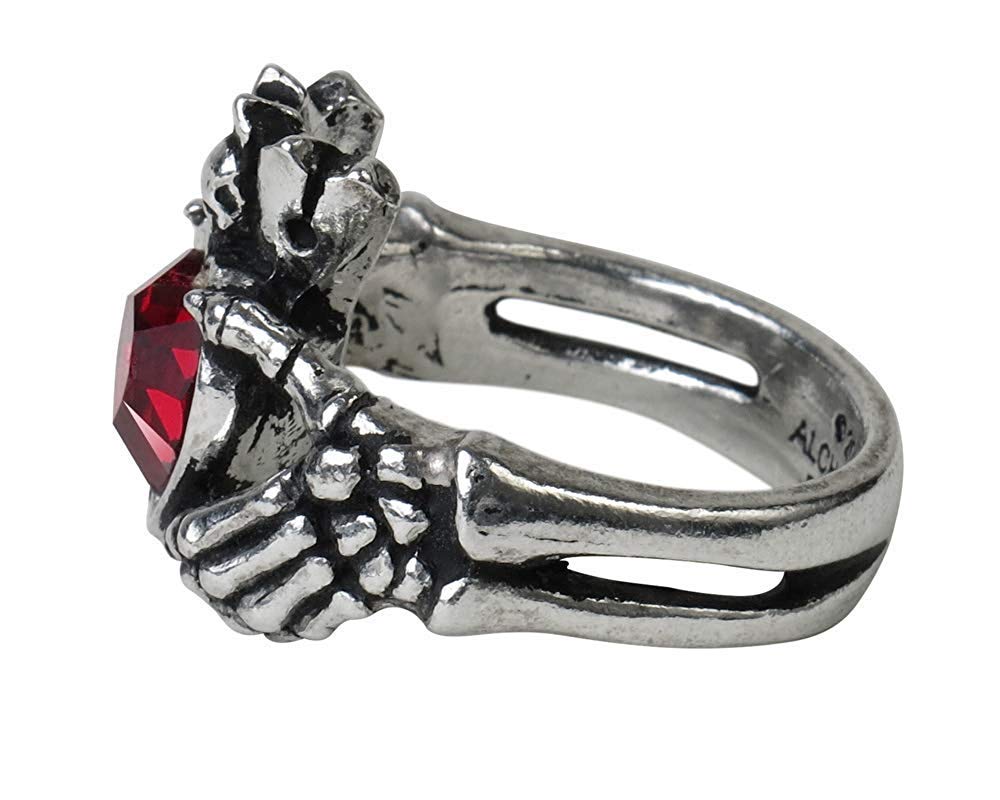 Claddagh By Night Ring (Size L , US 6)