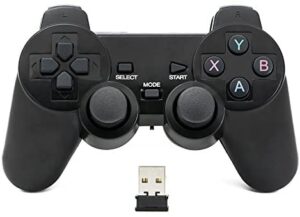 qumox 2.4ghz wireless gamepad joystick joypad game controller for pc (doesn't support win10)