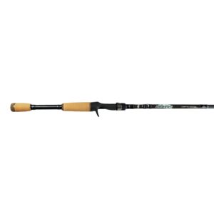 dobyns rods sierra series 7’0” casting bass fishing rod | sa704c | heavy action | modulus graphite blank with kevlar wrapping | fuji reel seat | baitcasting rod | line 10-20lb lure ¼ -1 oz.