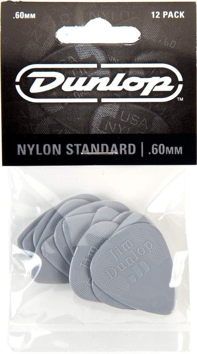 Dunlop Nylon Standard Guitar Pick .60 mm 1 Dozen