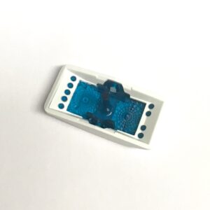 Southern Marine Euro Rocker Switch Cover, White with Blue Lens. Contura III. Fits Carling, Cole Hersee, Blue seas (Radio)