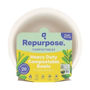 repurpose, eco-bigger bowls 16 ounce, 20 count