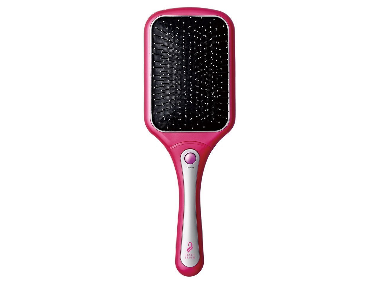 KOIZUMI Reset Brush Paddle Type (Dry Battery Type) KBE-2811/VP (Vivit Pink)【Japan Domestic Genuine Products】