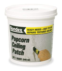 popcorn ceiling patch, 1 qt., white, pail