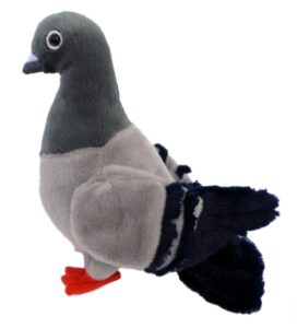 adore 12" homer the pigeon plush stuffed animal toy