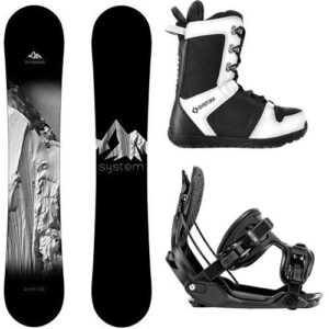 package-system timeless snowboard 163 cm wide-alpha mtn xl-apx snowboard boots size 12