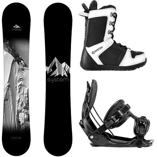 Package-System Timeless Snowboard 163 cm Wide-Alpha MTN XL-APX Snowboard boots Size 12