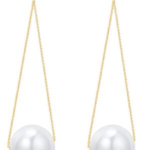 Long Chandelier Large Imitation Pearl Fashion Designer Classic Statement Long Dangle Drop Earrings Jewelry for Women Gift