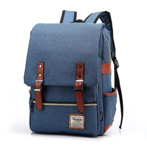 slim laptop backpack for women, fashion travel rucksack college school bookbag