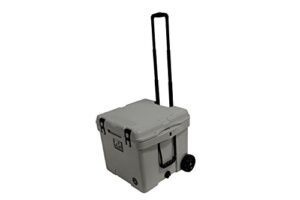 k2 coolers summit wheeled 30 cooler, steel gray