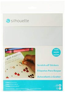 silhouette america media print printable scratch off sticker sheets 8.5"x11"