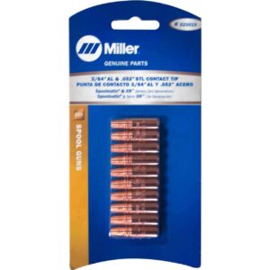 miller 223019 tip, fastip .312 od .052 and 3/64al wires, 10 pack