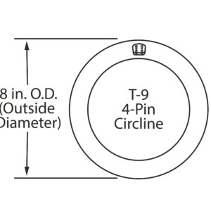 NYLL - 8 Inch/ 8" Plug & Play T9 Circline LED Lamp - Daylight (6000K) Circular Bulb Directly Relamp & Replace 22 Watt Fluorescent Bulb FC8T9/D (without rewiring or modification) - Ballast Required!