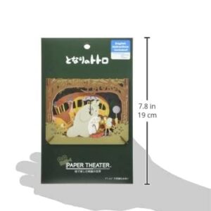 ensky My Neighbor Totoro in a A Mysterious Encounter with Totoro, Paper Theater (PT-047) - Official Studio Ghibli Merchandise