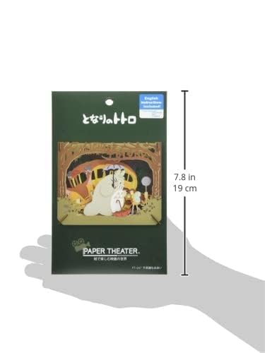 ensky My Neighbor Totoro in a A Mysterious Encounter with Totoro, Paper Theater (PT-047) - Official Studio Ghibli Merchandise