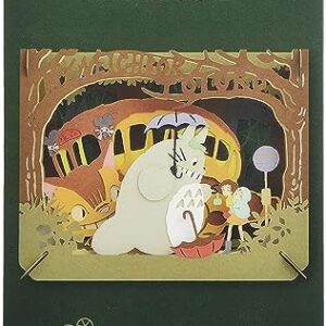 ensky My Neighbor Totoro in a A Mysterious Encounter with Totoro, Paper Theater (PT-047) - Official Studio Ghibli Merchandise