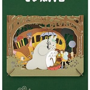 ensky My Neighbor Totoro in a A Mysterious Encounter with Totoro, Paper Theater (PT-047) - Official Studio Ghibli Merchandise