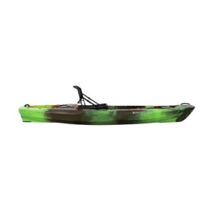 Perception Pescador Pro 12 | Sit on Top Fishing Kayak with Adjustable Lawn Chair Seat | Large Front and Rear Storage | 12' | Moss Camo