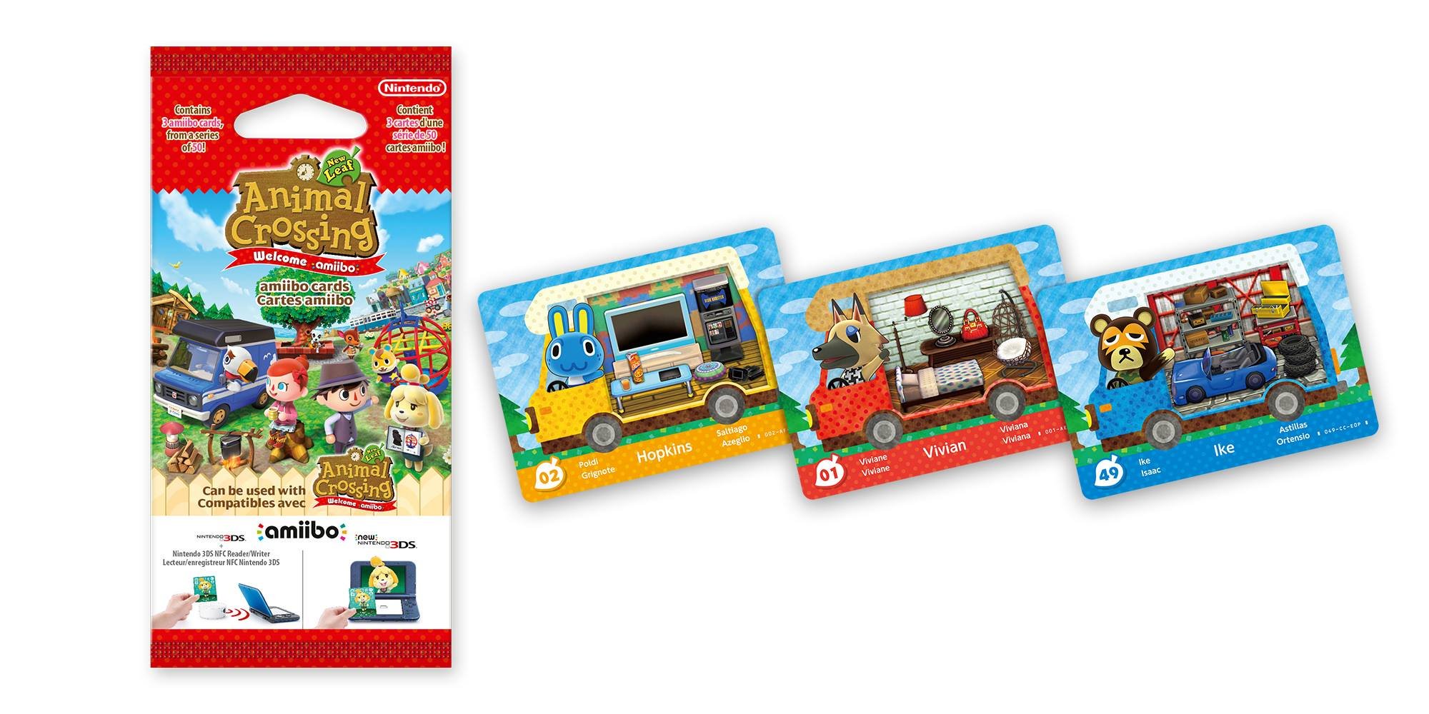 Animal Crossing New Leaf Welcome Amiibo Cards Pack (Nintendo 3DS)