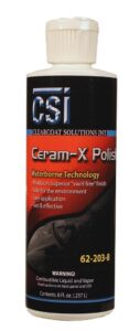 ceram-x car polish csi 62-203-8 (8 oz) or marine polish csi 62-m203 (8oz) same product. single product polish (spp) superior single polish replaces the countless compounds/polishes you think you need