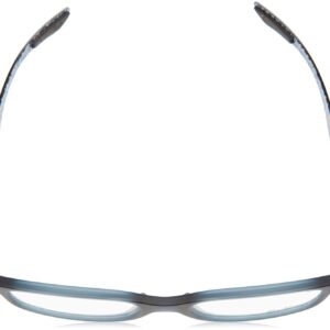 Ray-Ban RX8903 Square Prescription Eyeglass Frames, Matte Blue/Demo Lens, 53 mm