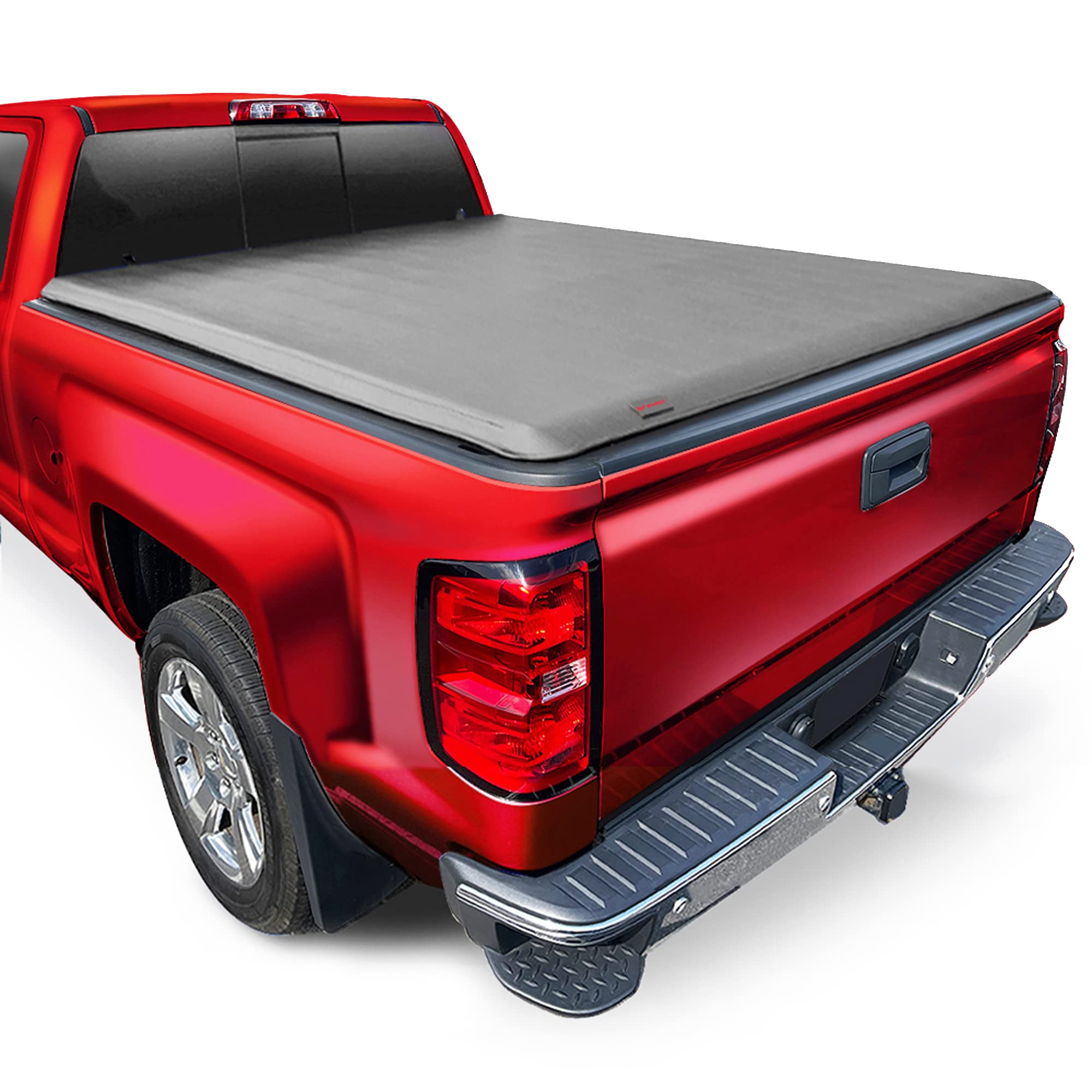 MaxMate Soft Roll-up Truck Bed Tonneau Cover Compatible with 1988-2006 Chevy Silverado GMC Sierra 1500 2500 3500HD; 2007 Classic | Fleetside 6'6" (78") Bed | TCC169009