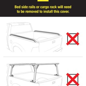 MaxMate Soft Roll-up Truck Bed Tonneau Cover Compatible with 1988-2006 Chevy Silverado GMC Sierra 1500 2500 3500HD; 2007 Classic | Fleetside 6'6" (78") Bed | TCC169009