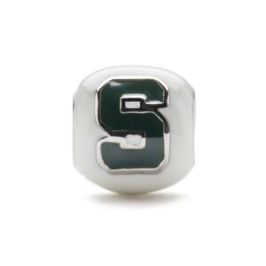 michigan state gifts and msu jewelry - michigan state charm for bracelets - hypoallergenic stainless steel charms - michigan state gifts for women