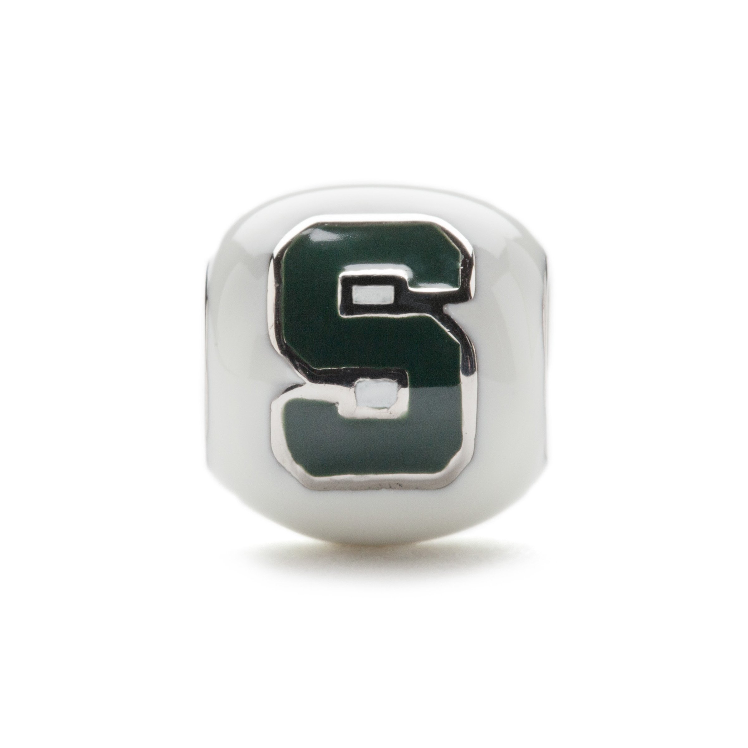 Michigan State Gifts and MSU Jewelry - Michigan State Charm for Bracelets - Hypoallergenic Stainless Steel Charms - Michigan State Gifts for Women