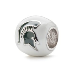 Michigan State Gifts and MSU Jewelry - Michigan State Charm for Bracelets - Hypoallergenic Stainless Steel Charms - Michigan State Gifts for Women