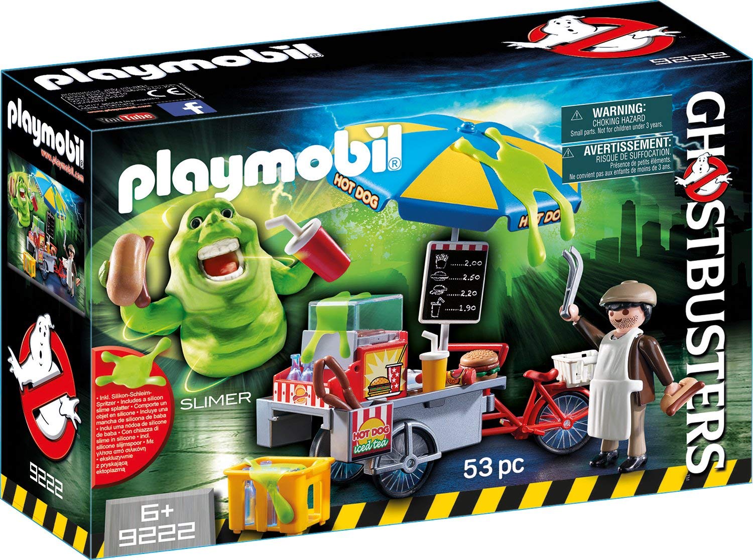 Playmobil Ghostbusters Slimer with Hot Dog Stand