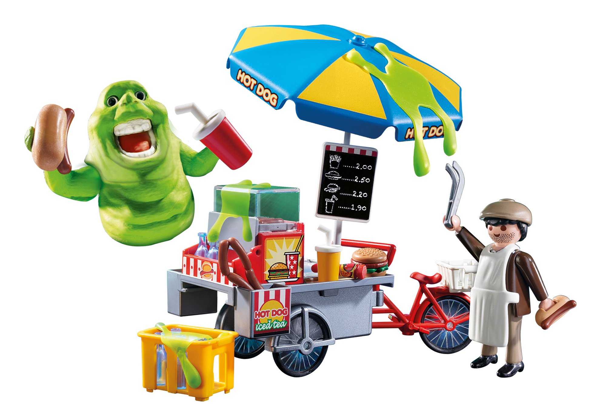 Playmobil Ghostbusters Slimer with Hot Dog Stand