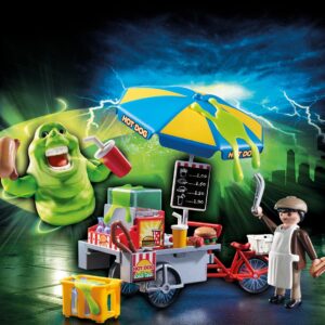 Playmobil Ghostbusters Slimer with Hot Dog Stand