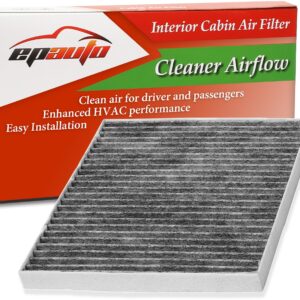 EPAuto CP374 (CF10374) Replacement for Toyota/Dodge/Pontiac Premium Cabin Air Filter includes Activated Carbon