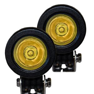 OZ-USA Amber LED Mini Trail Lights Spot Motorcycle Offroad Dual Sport Enduro Fog