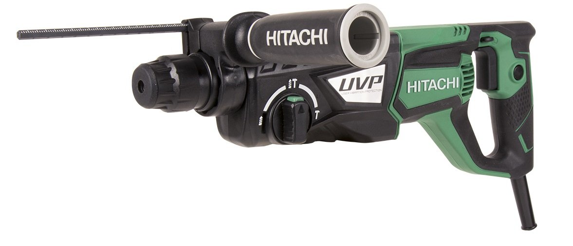 Hitachi DH28PFY 1-1/8 Inch SDS Plus Low Vibration Rotary Hammer, 3-Mode, VSR