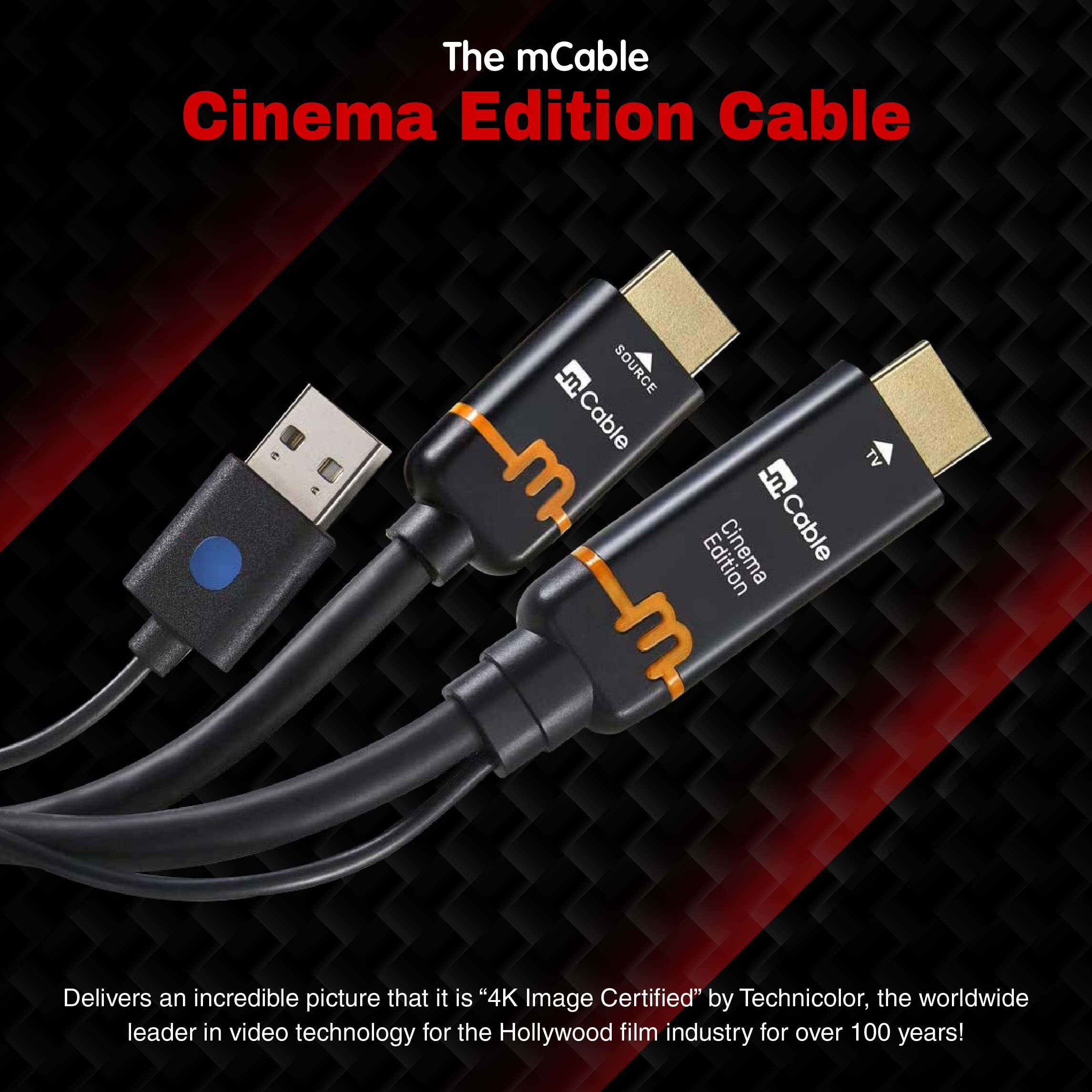 Marseille Networks mCable Cinema Edition 3-foot HDMI