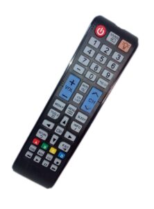 replaced remote control compatible for samsung pn60e530 lt28d310nh/za pn60f5300afxza un32eh4000fxza un40f5000af un55eh6000f led hdtv plasma tv