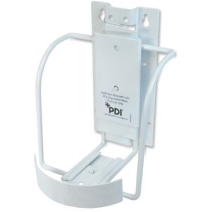 pdi psbs077900 nice pak surface wipes sani mounting bracket, white