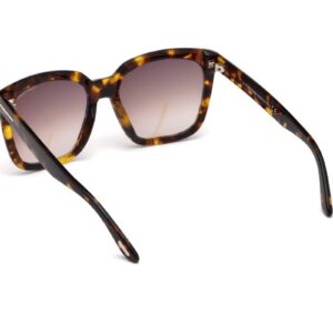 Tom Ford Sunglasses FT0502 SUNGLASS PANT AMARRA, Brown (Avana Scura/Marrone Grad), 55