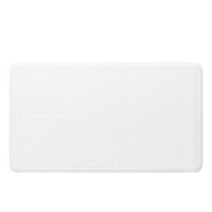 Rubbermaid Commercial Products Bath Tub and Shower Mat, Extra Long Safti-Grip Non-Slip Bathroom Mat for Shower/Bathtub with Suction Cups, Machine Washable, 36-Inch X 18-Inch, White