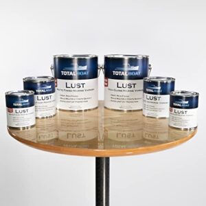 TotalBoat-496608 Lust Marine Varnish, High Gloss and Matte Finish for Wood, Boats, Outdoor Furniture (Matte, Gallon)