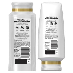 Pantene Volumizing Shampoo and Sulfate Free Conditioner for Fine Hair, Sheer Volume, 25.4 Fl Oz (Pack of 2)