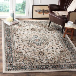 safavieh lyndhurst collection accent rug - 3'3" x 5'3", cream & beige, traditional oriental design, non-shedding & easy care, ideal for high traffic areas in entryway, living room, bedroom (lnh338b)