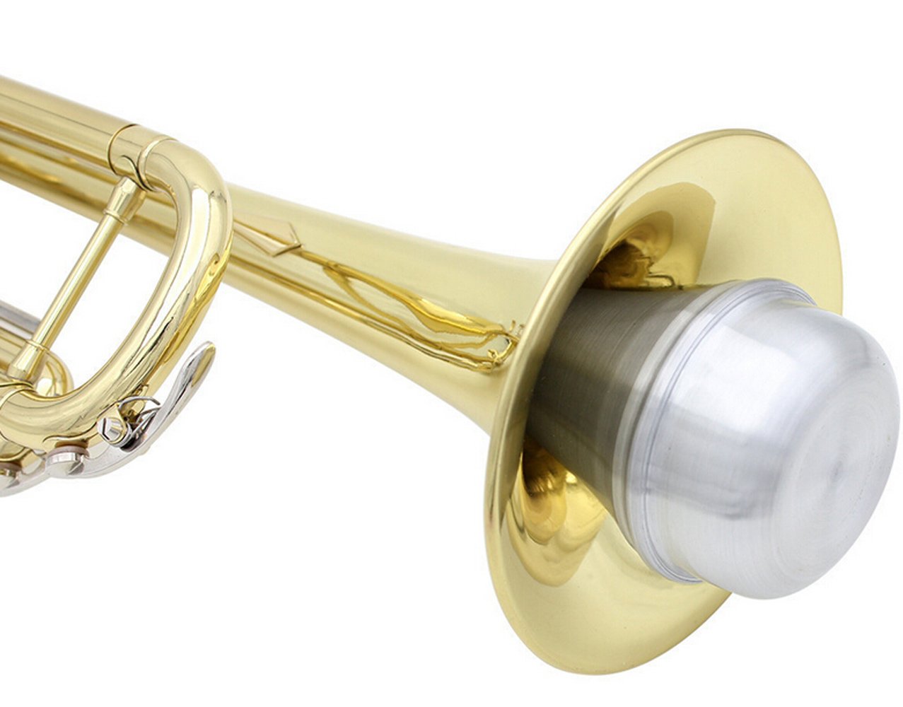 Honbay Lightweight Aluminum Practice Trumpet Mute Silencer for Jazz