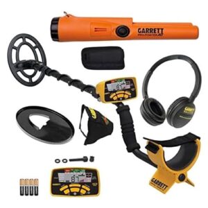 garrett ace 300 metal detector with waterproof search coil and pro-pointer at