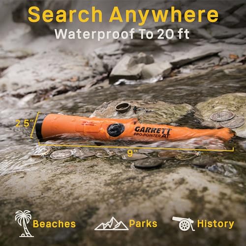 Garrett ACE 300 Metal Detector with Waterproof Search Coil and Pro-Pointer AT