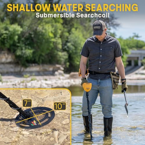 Garrett ACE 300 Metal Detector with Waterproof Search Coil and Pro-Pointer AT