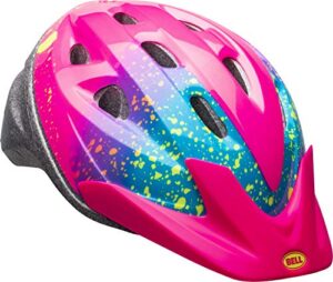 bell child rally bike helmet - pink splatter stella, model:7083694