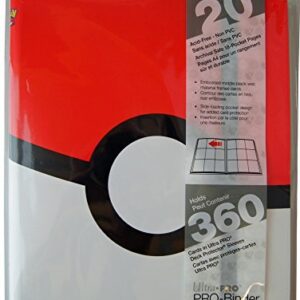 Ultra Pro 9-Pocket Pokémon Full-View Pro Binder: Poke Ball